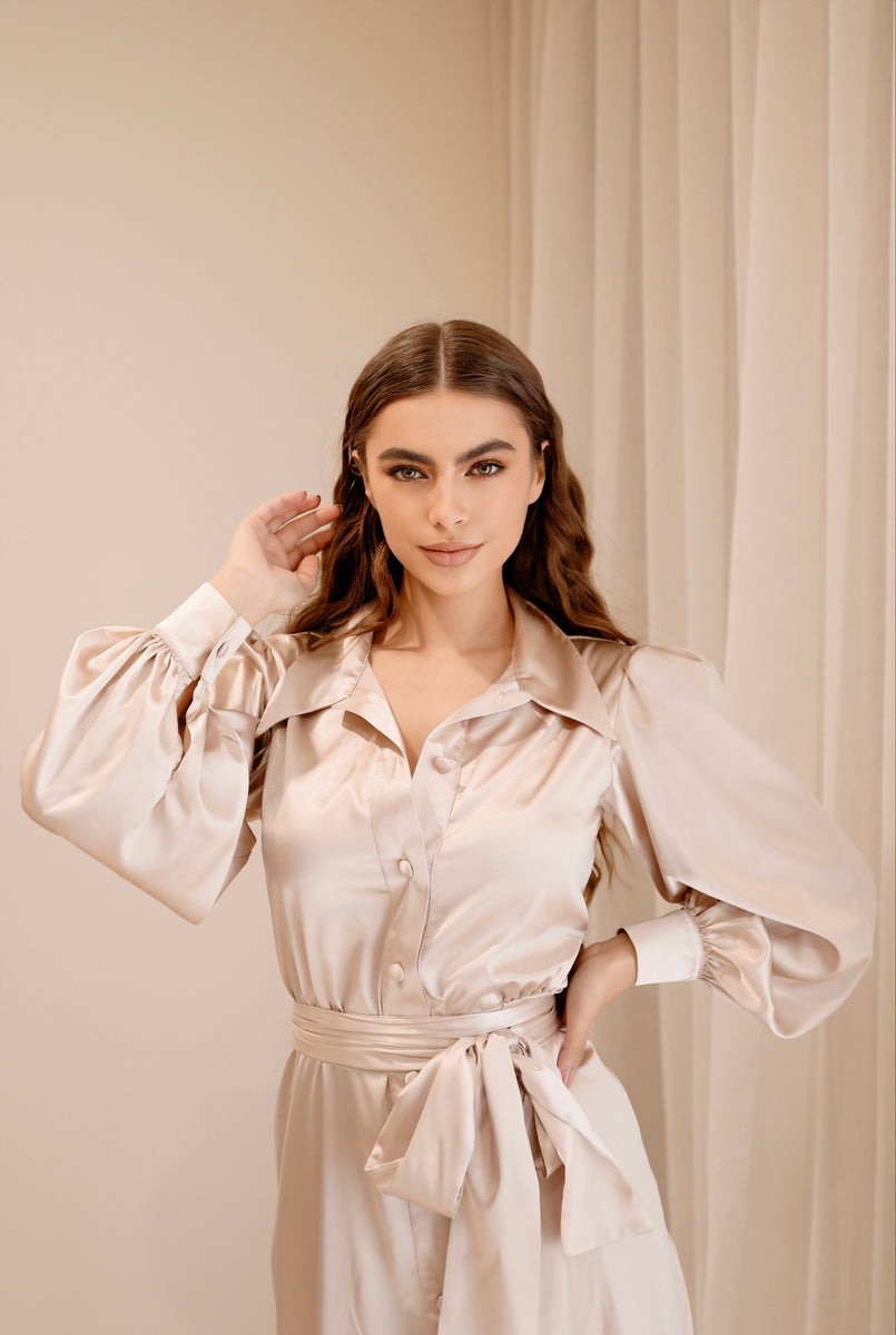 Luxe Belted Dress – Integrity Boutique